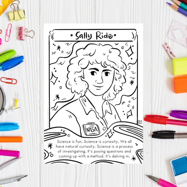 Sally Ride - Etsy