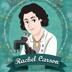 Rachel Carson Women in STEM Environmental Print Science Poster ...