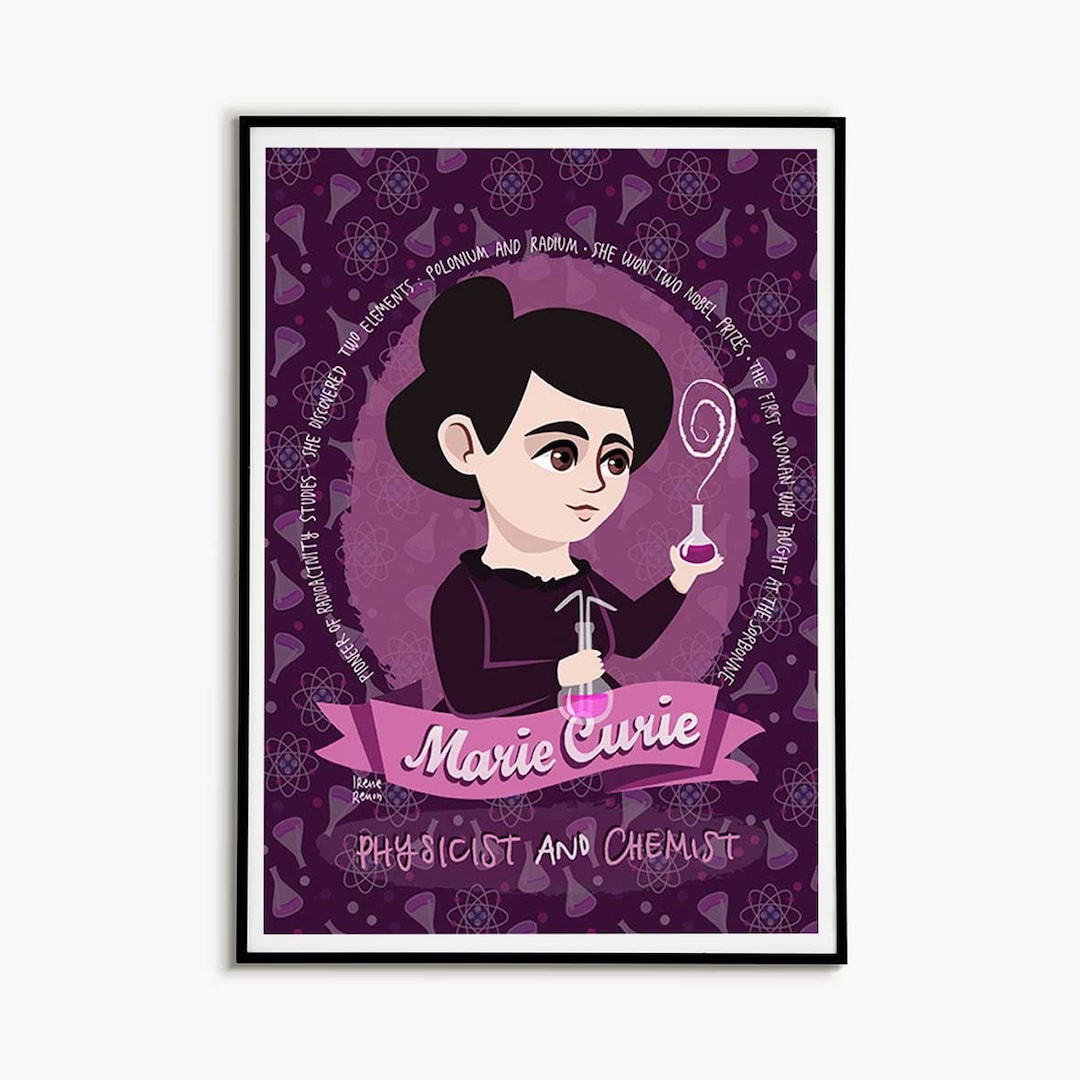 Marie Curie Poster: Women in Science Classroom Decor - Etsy