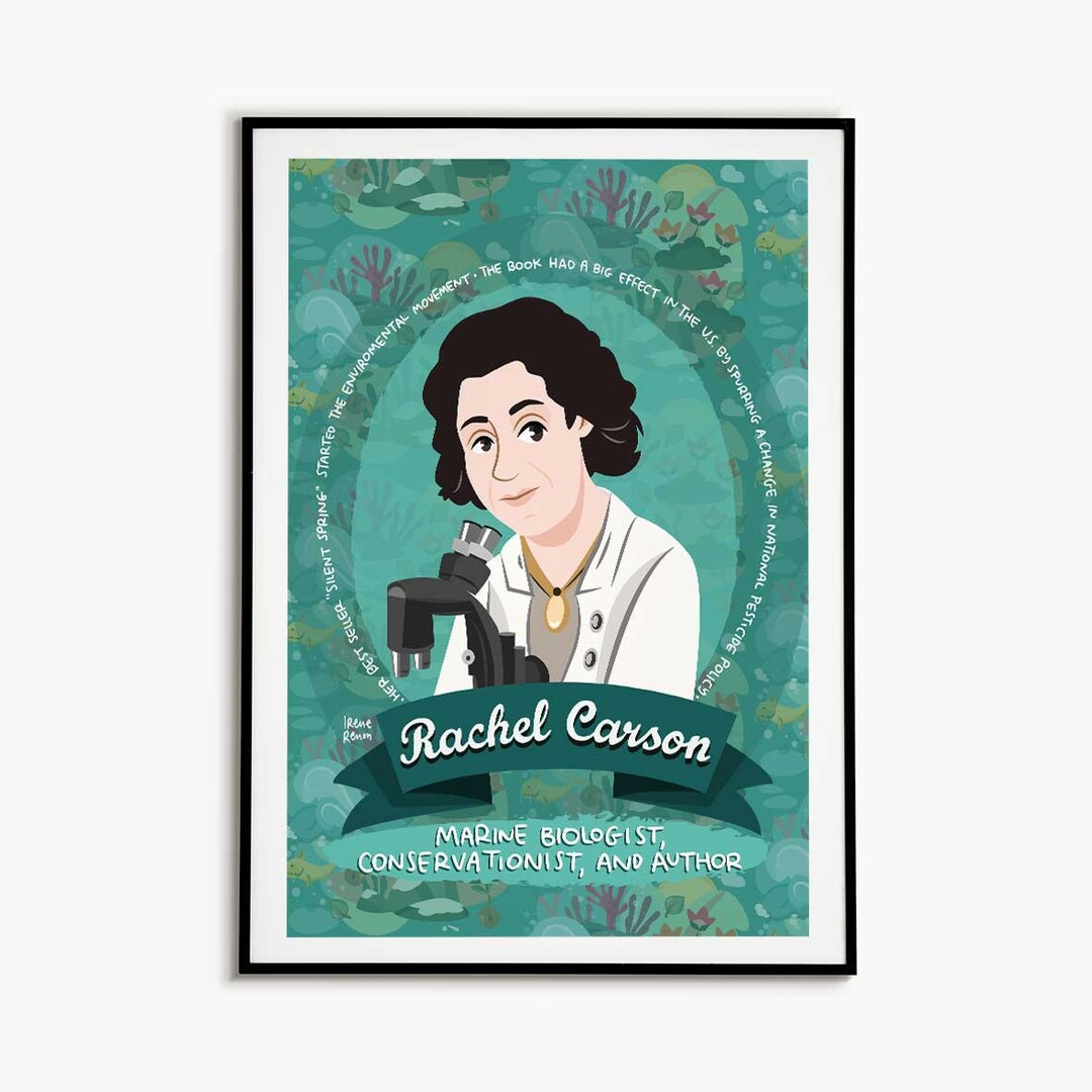 Rachel Carson Women in STEM Environmental Print Science Poster ...