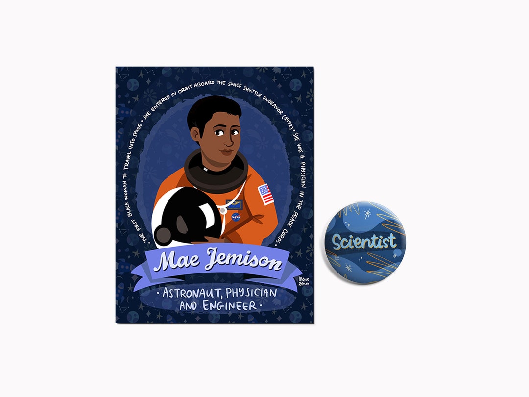 Science Buttons Pin & Postcard SCIENTIST PIN Science Gift - Etsy