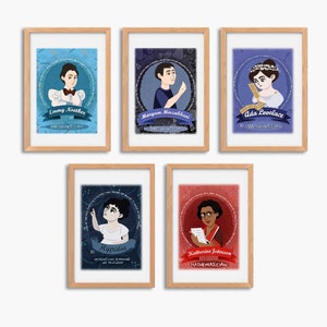 Female Scientist Print Bundle Women in Math Classroom Decor Women in ...