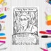 Science Coloring Page Sally Ride Women in Space Women History Month ...