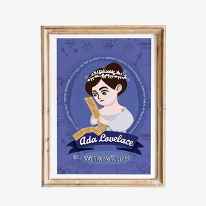 Ada Lovelace Emmy Noether Hypatia Science Classroom Decor Poster Famous ...