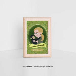 Women in Science Wall Art Women in STEM Classroom Decor Postcard Jane ...