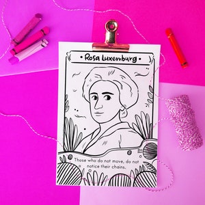 Coloring Page Bundle Women History Month Printable Drawing Women Right ...
