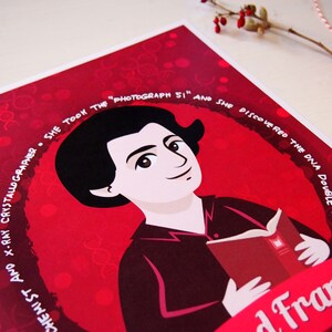 Printable Postcard ROSALIND FRANKLIN Women in Science Teacher Gift ...