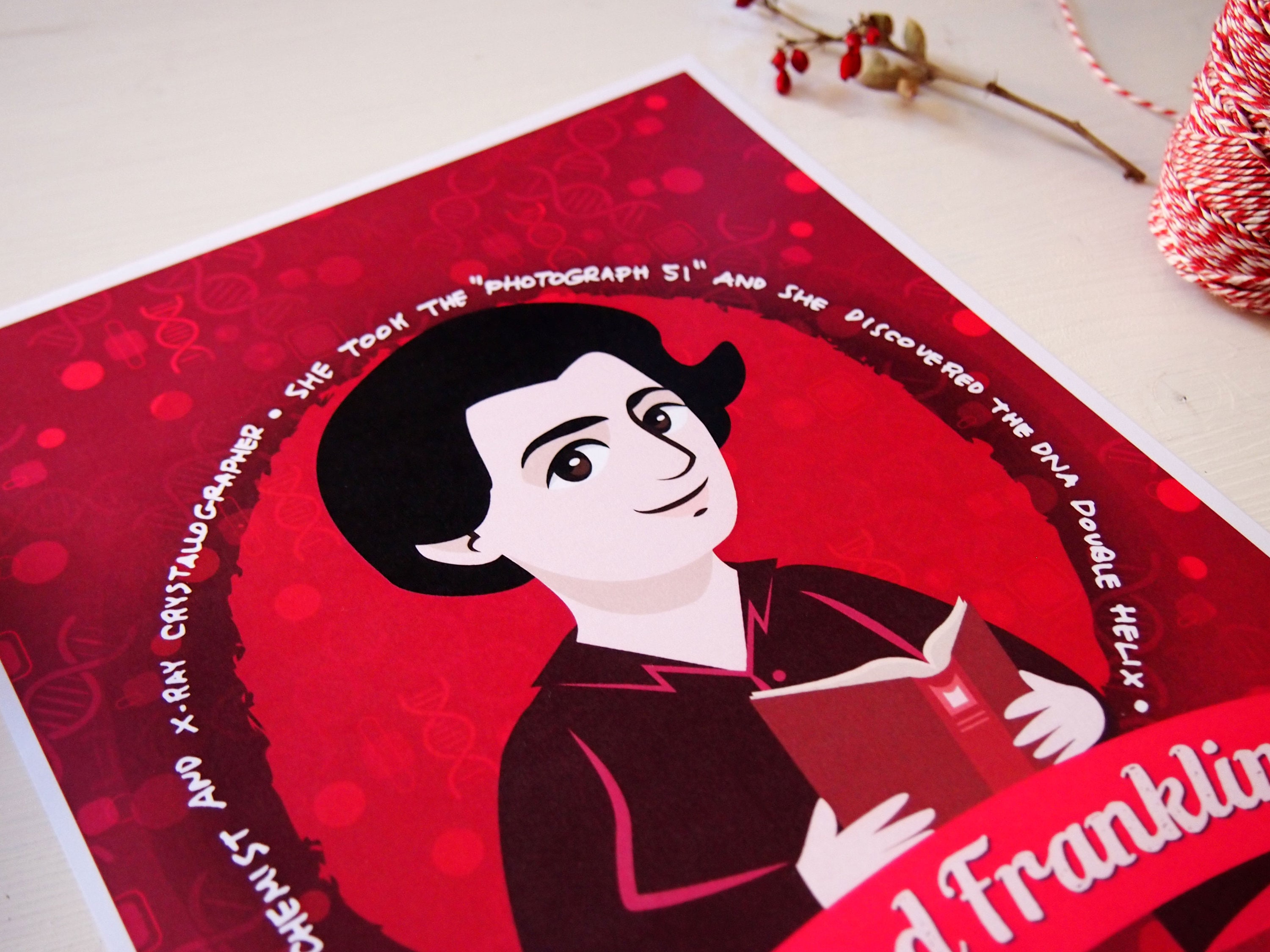 Rosalind Franklin women in science poster | Etsy