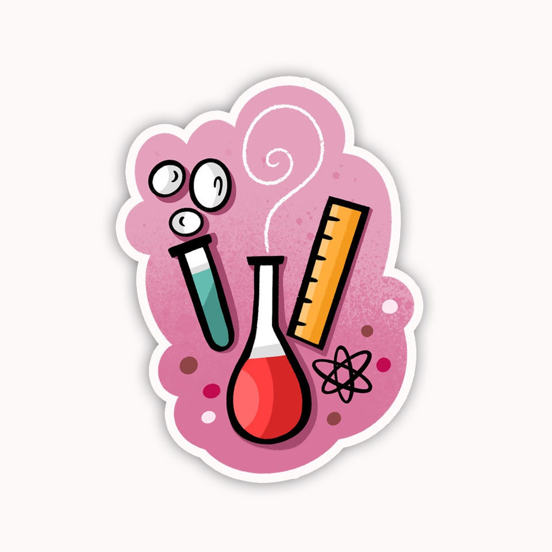 Science Sticker Science Gift Scientist Sticker Cute Science Sticker ...