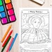 Printable Coloring Page MARY ANNING Paleontologist Women in Science ...