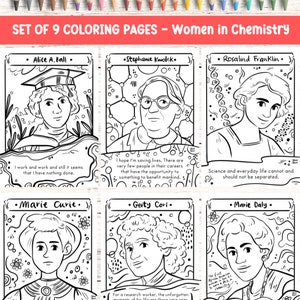 Women History Month Coloring Page Educational Coloring for Women Month ...