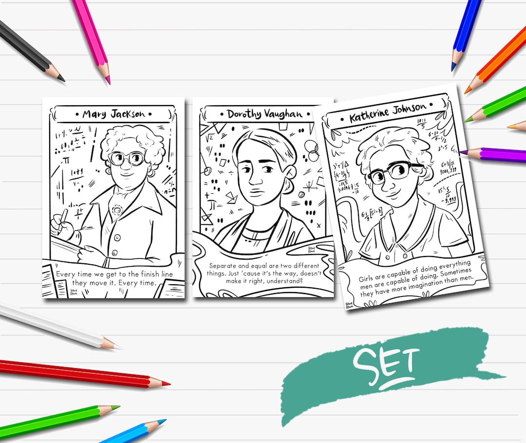 Hidden Figures Black History Month Women in Science - Etsy