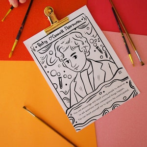 Women in Chemistry PATSY O'CONNELL SHERMAN Quote Coloring Page ...