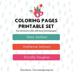 Hidden Figures Black History Month Women in Science - Etsy