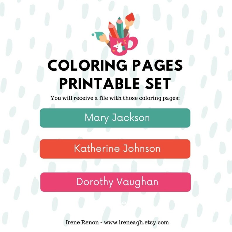 Hidden Figures Black History Month Women in Science - Etsy