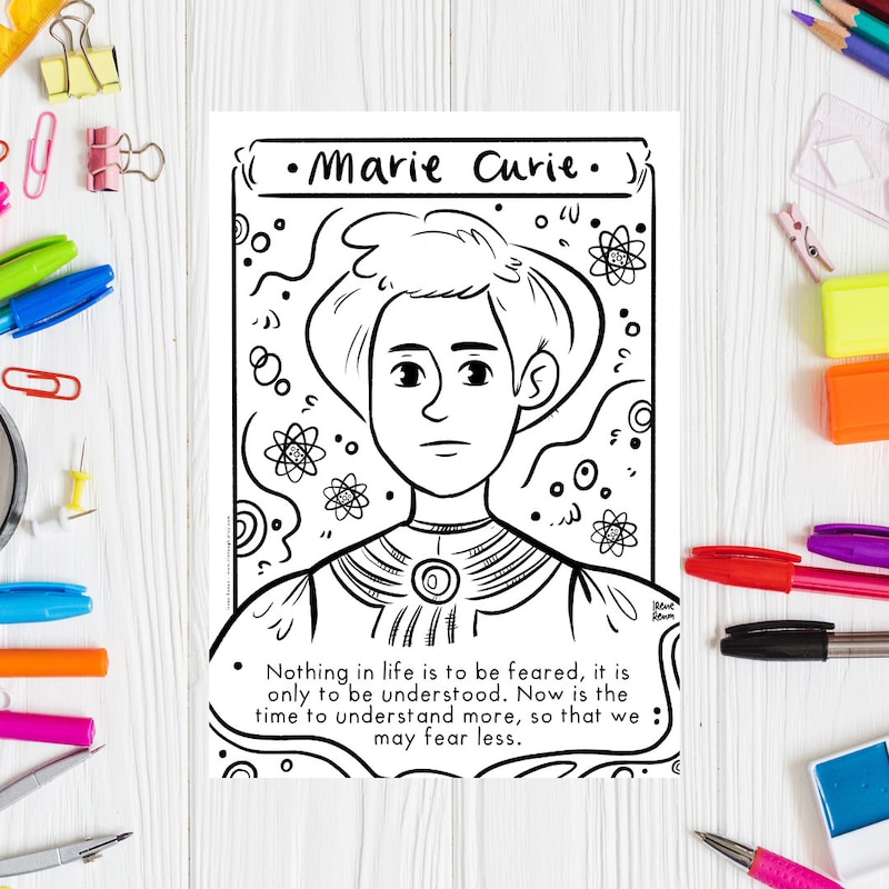 Marie Curie - Etsy