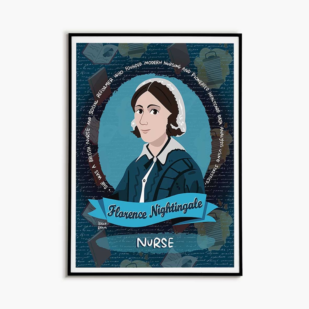 Florence Nightingale Poster: Women in STEM, Nurse Office Decor - Etsy