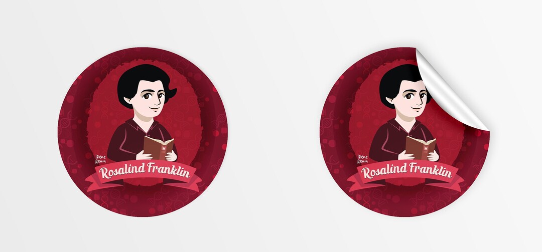 Rosalind Franklin Science Sticker: STEM Art, Women in Science - Etsy