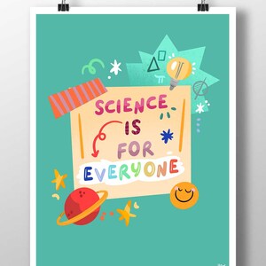 Classroom Poster Science Wall Art Classroom Decor Middle School Quote ...