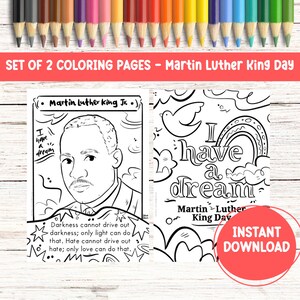 Martin Luther King Day Activity for Class Black History Month ...