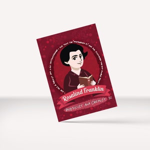 Printable Postcard ROSALIND FRANKLIN Women in Science Teacher Gift ...