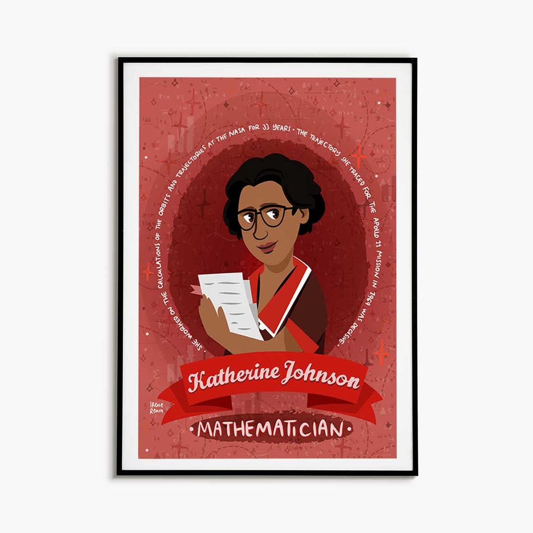 Classroom Decor Katherine Johnson Women in Science Famous Black ...