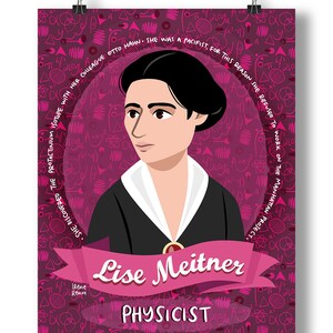 Science Poster Women in Physics Lise Meitner Women in STEM Poster ...