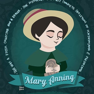 Mary Anning Paleontologist Women in Science Poster Female Scientist ...