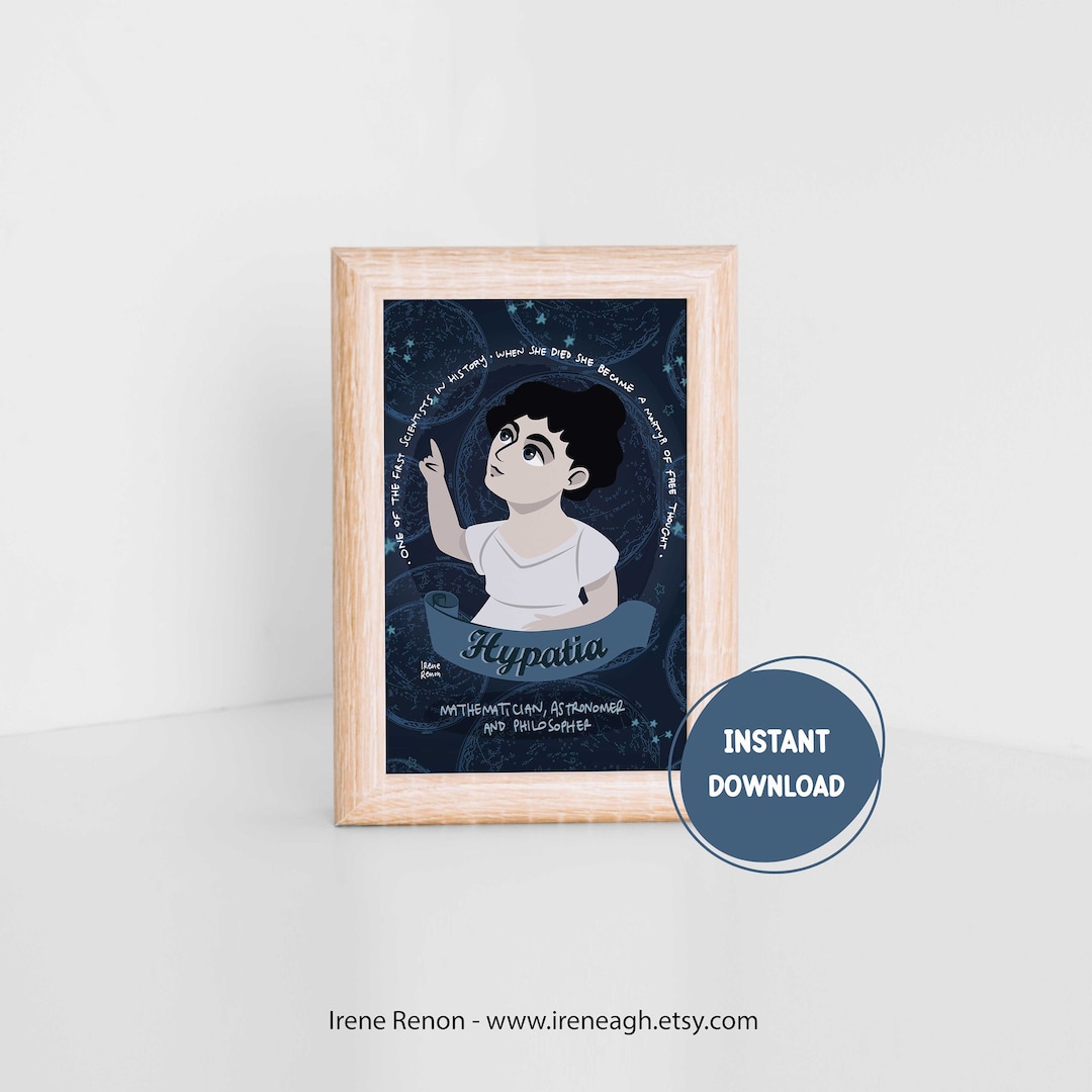 Women in Math Classroom Decor Printable Postcard Women in Science Wall ...