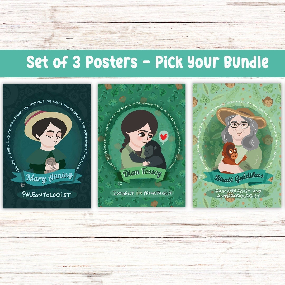 Women in Science Poster Set: STEM Classroom Decor - Etsy