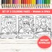 Printable Adult Coloring Page Coloring Book Women Mathematics Women in ...