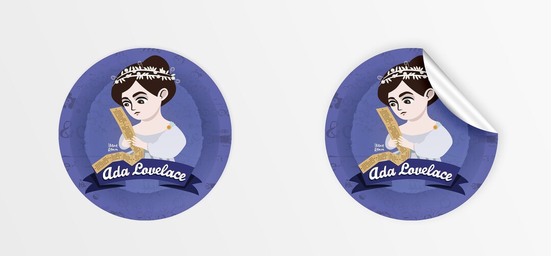 Ada Lovelace Science Sticker STEM Women Science Teacher Gift ...