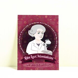 Science Poster Elementary Women History Month Rita Levi Montalcini ...
