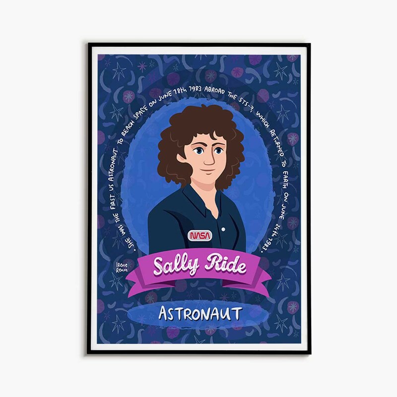 Sally Ride - Etsy
