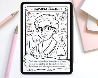 Katherine Johnson Instant Download Printable Black Women's History ...