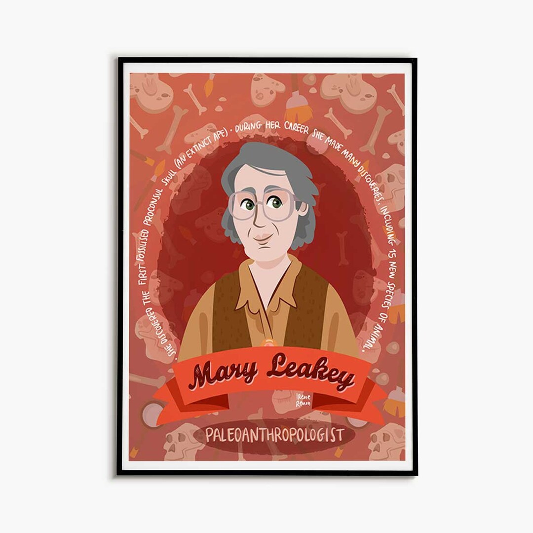 Mary Leakey Science Poster: Inspiring STEM Women Classroom Decor - Etsy