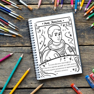 Mae Jemison Coloring Page Black Women in History Printable Drawing ...