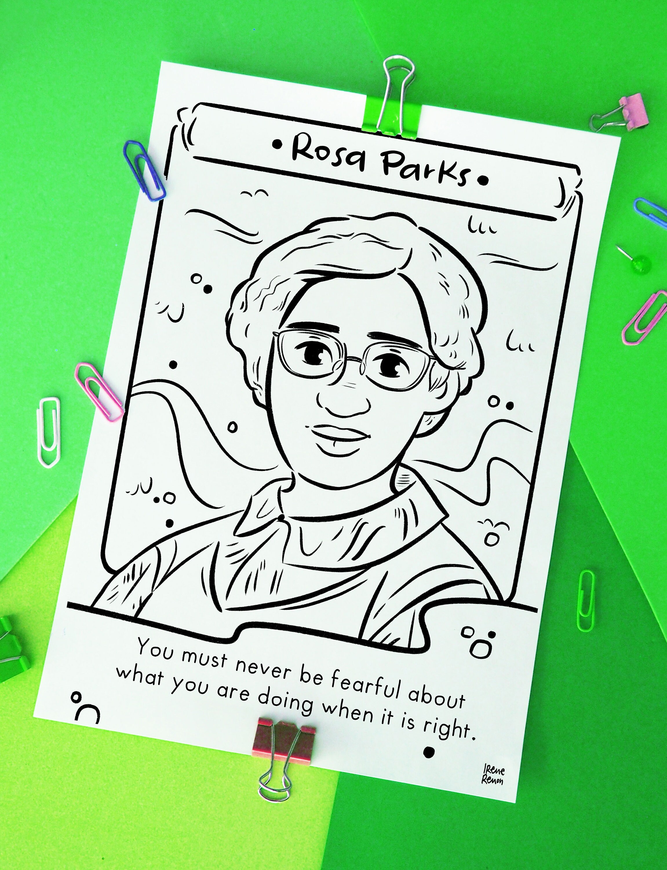 Black History Month Coloring Pages: 18 Influential Women (digital ...