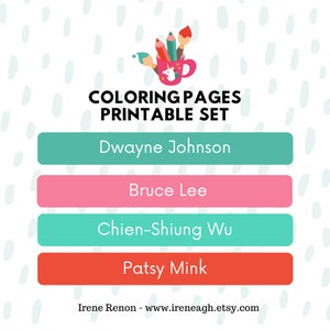 Coloring Page Bundle AANHPI Educational Printable Resource for AAPI ...