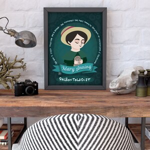 Mary Anning Paleontologist Women in Science Poster Female Scientist ...