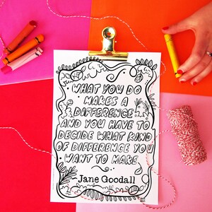 Women in Stem Coloring Page Jane Goodall Coloring Sheet Inspirational ...