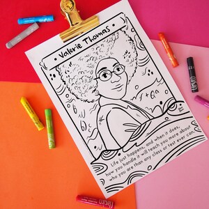 Coloring Page Bundle Famous Inventor Science Activity Female Scientist ...
