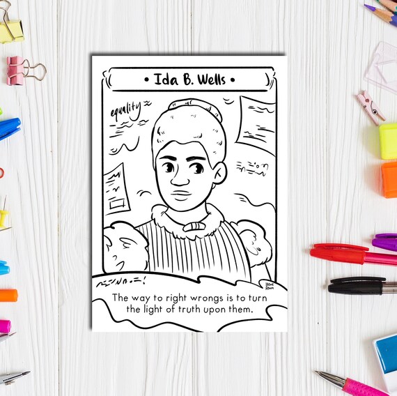 Black History Coloring Page