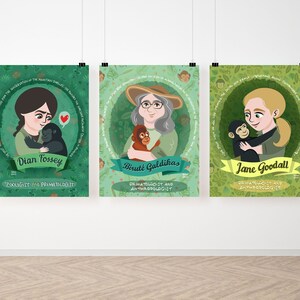 Classroom Decor Bundle Women in Science Print Women in Stem Poster Dian ...