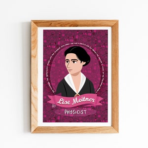 Science Poster Women in Physics Lise Meitner Women in STEM Poster ...
