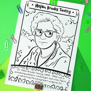 Women in Medicine Coloring Page Bundle Female Scientist STEM Printable ...