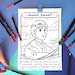Amelia Earhart Coloring Page Women in History Printable Drawing Women ...