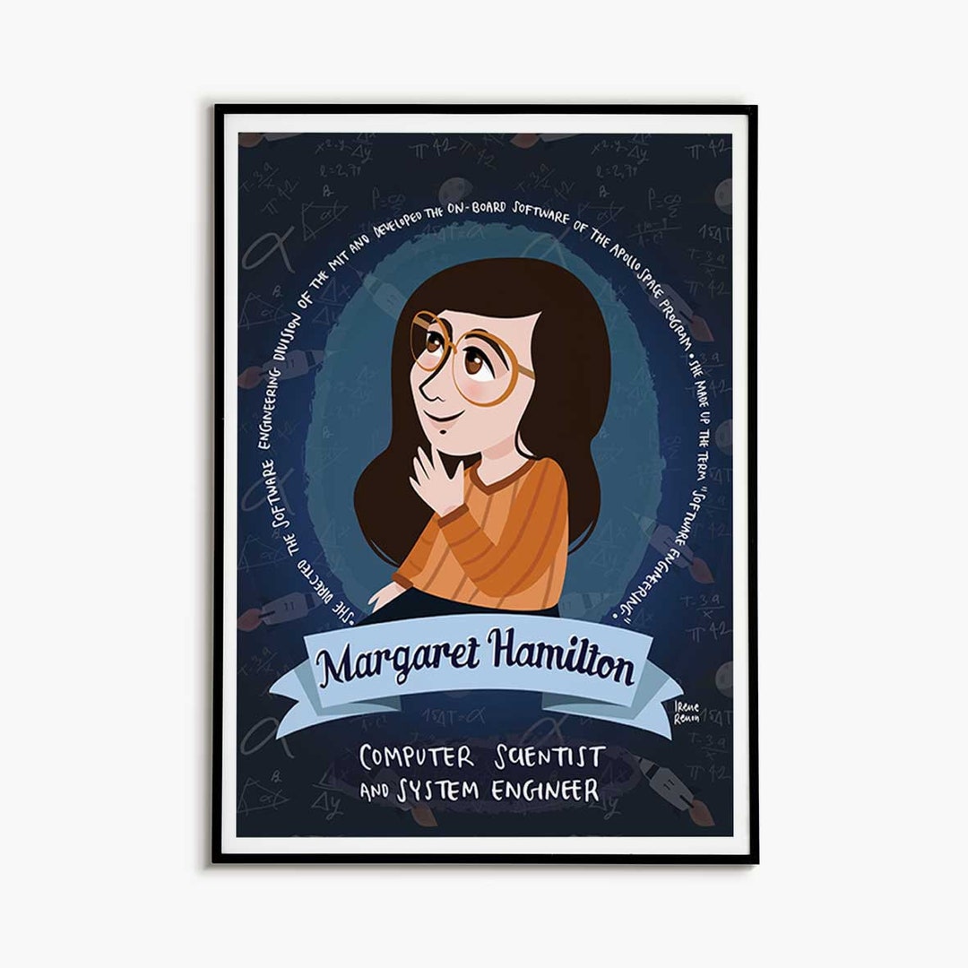 Margaret Hamilton Poster: Women in Science, STEM Classroom Decor - Etsy