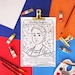 Dorothy Vaughan Coloring Page Printable Drawing Women in Science ...