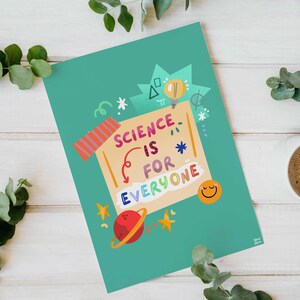 Classroom Poster Science Wall Art Classroom Decor Middle School Quote ...